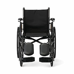 Wheelchair, Full-Length, Height Adjustable, Swing Back and Removable