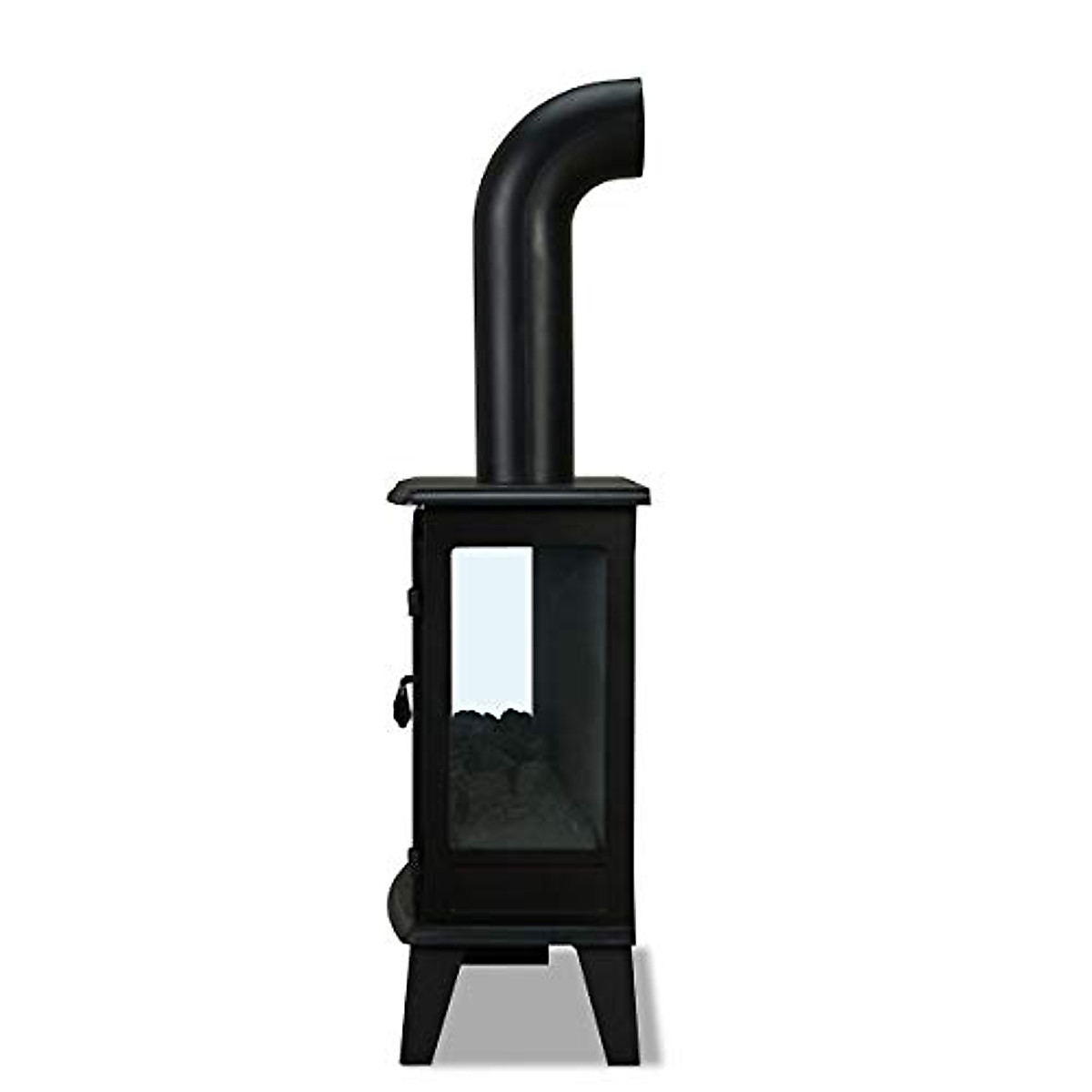 Real Flame Foster Stove Electric Fireplace - Freestanding with Adjustable Thermostat, Auto Shut-Off