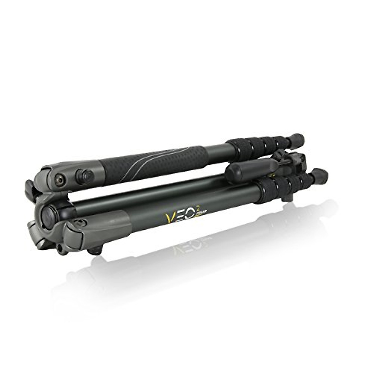 Vanguard VEO 2 235AP Aluminum Travel Tripod with VEO 2 PH-25 Pan Head for Sony, Nikon, Canon, Fujifilm Mirrorless, Compact System Camera (CSC), Spotting Scope,Grey/Black