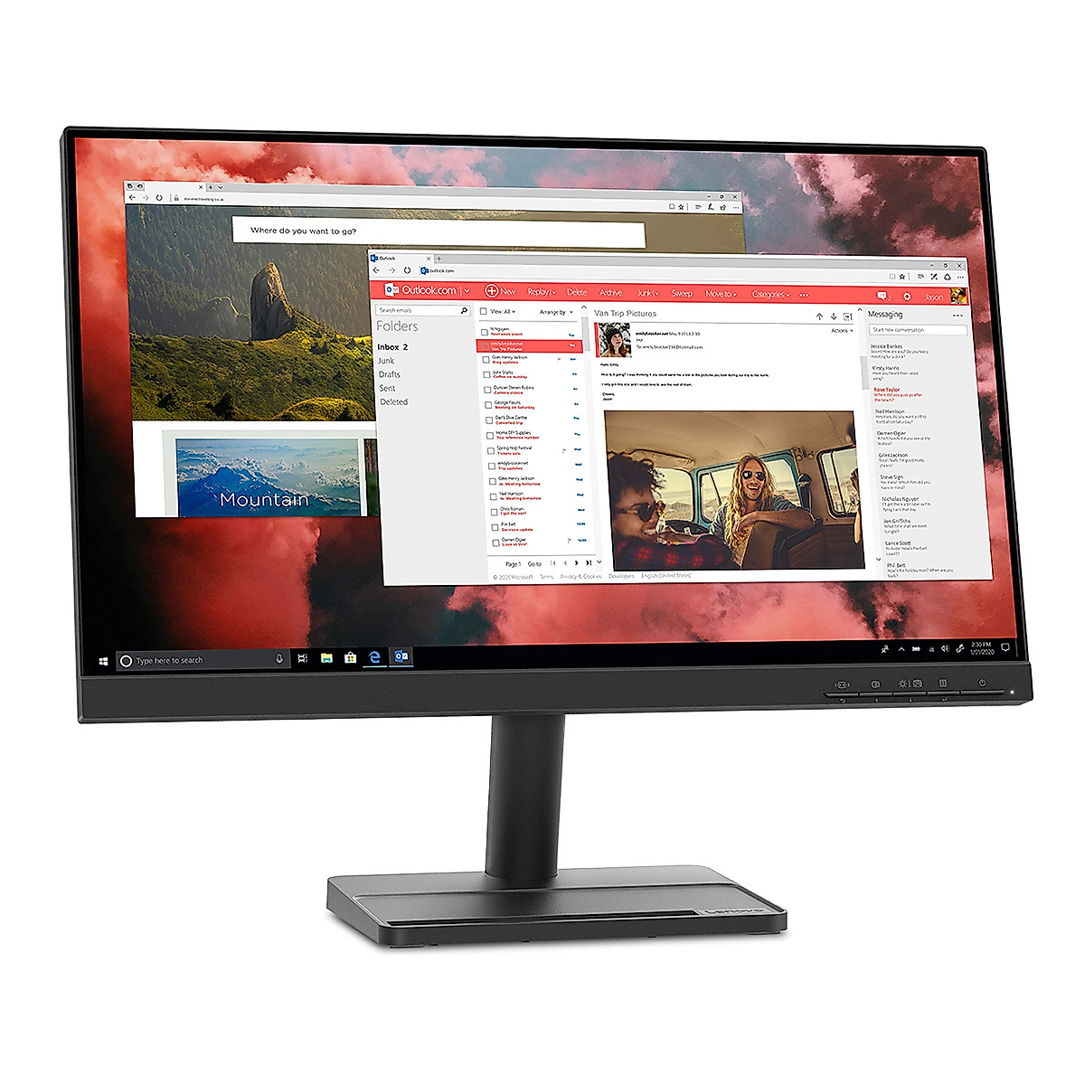 Lenovo REFURB L22e 21.5 FHD WLED MON (Certified Refurbished)