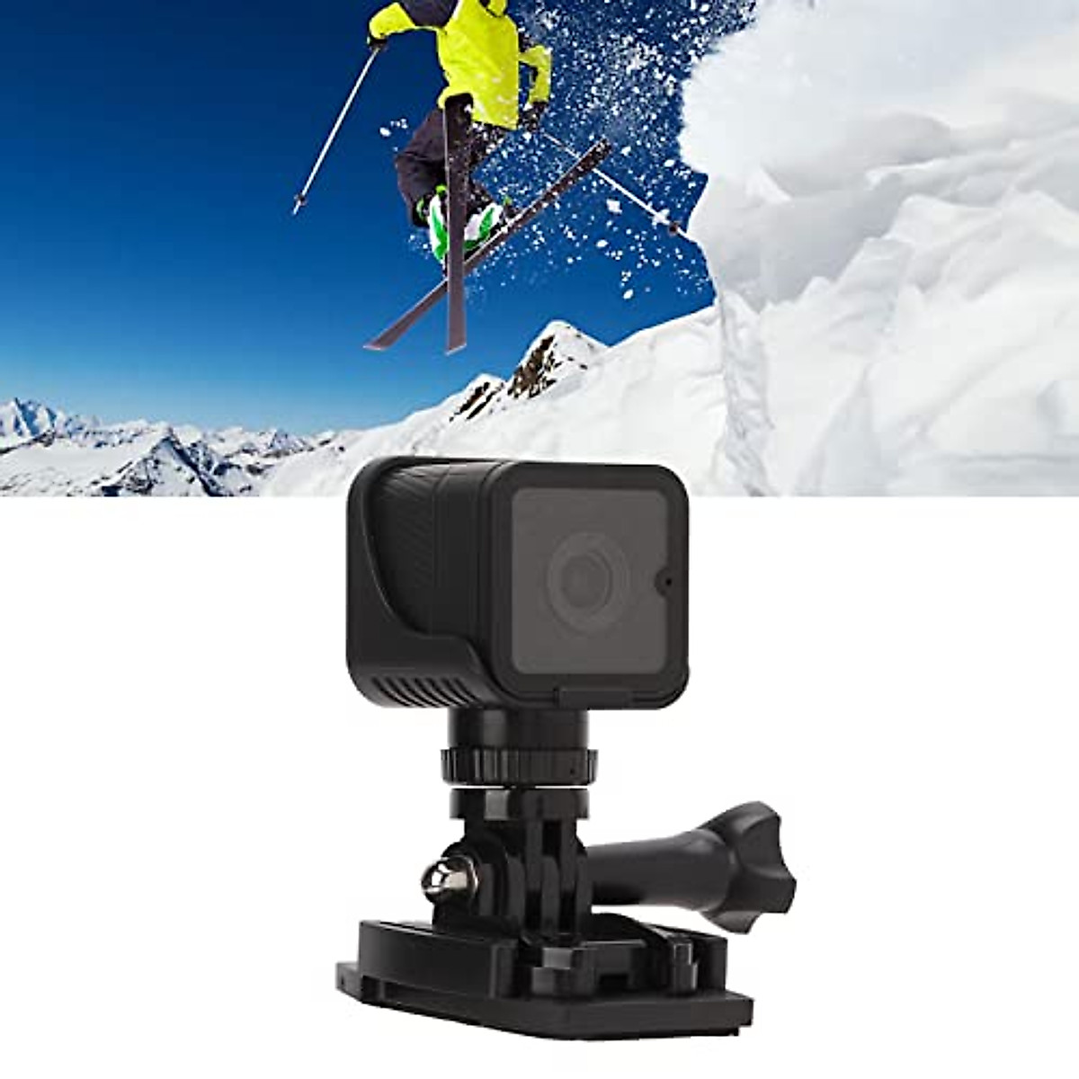 900mAh Sports Camera Round WiFi Recording Camera with Grip for Hiking