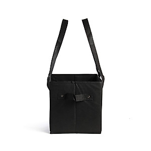 Earthwise Deluxe Collapsible Reusable Shopping Box Grocery Bag Set with Reinforced Bottom Storage Boxes Bins Cubes (Set of 3) (Green/Turq/Purple)…