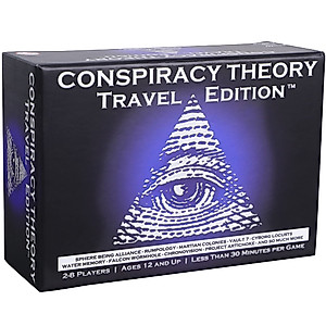 Neddy Games Conspiracy Theory Trivia Board Game - Travel Edition/Expansion Pack