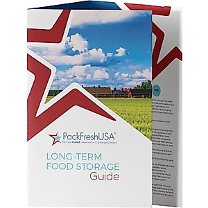 PackFreshUSA: 7 Mil - Gallon Premium Century Seal-Top Mylar Bags (10" x 14”) - Rounded Corners - Heat Sealable - Long-Term Food Storage (100)