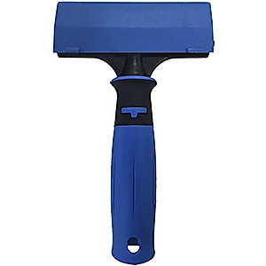Unger 4” Performance Grip Window Scraper – Adhesive Remover for Windows, Glass, Shower Doors, Windshields & Mirrors, Cleaning Scraper Tool to Remove Paint, Tape, & Stickers