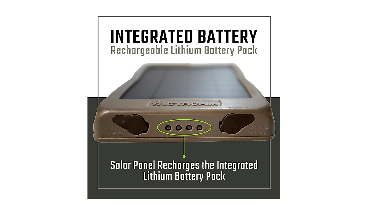 TACTACAM Reveal External Solar Panel for All Reveal Cellular Trail ...