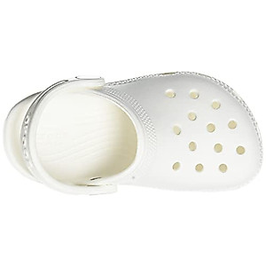 Crocs Kids' Classic Clog , White/White, 12 Little Kid