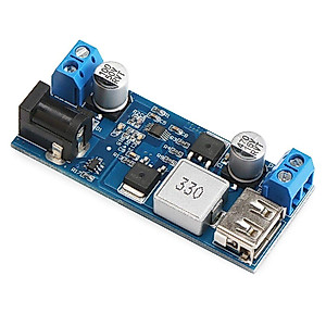 DAOKI 2Pcs 12v to 5v 5A Converter Step-Down Power Supply 24V / 12V to 5V 5A Voltage Regulator DC 9V-36V Step-Down to DC 5V-5.3V 3.5-6A Volt Transformer