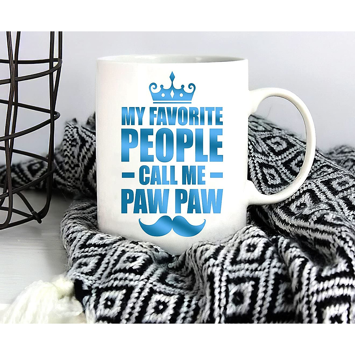 kobalo Fathers Day Gift Coffee Mug 2022, My Favorite People Call Me Paw Paw Coffee Mug Best Gift For PawPaw, Gifts For Paw Paw, Coffee Mug Gift For Father s Day