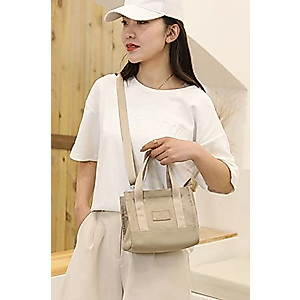 Mini Hobo Bag Women Chic Tote Bag Stylish Students Casual Nylon Waterproof Crossbody Bag Shoulder Bag
