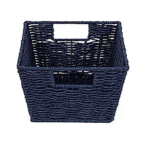 Compactor Etna Woven Storage Basket, Navy Blue