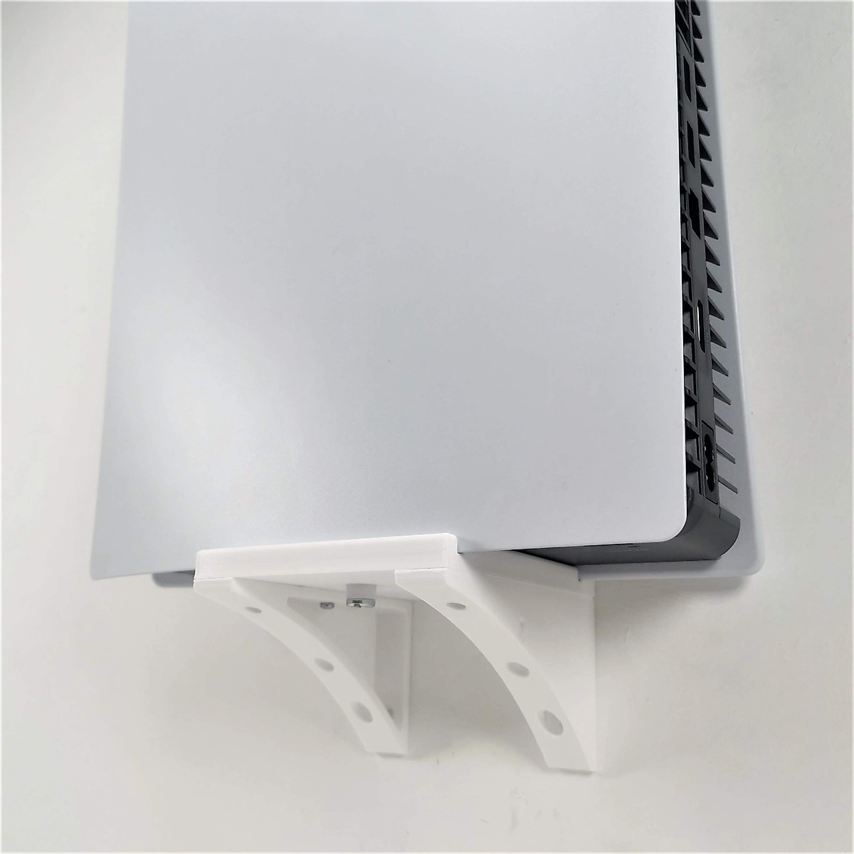 3D Cabin PS5 Wall Mount Wall Bracket Holder Stand for Play Station 5 Digital White Right