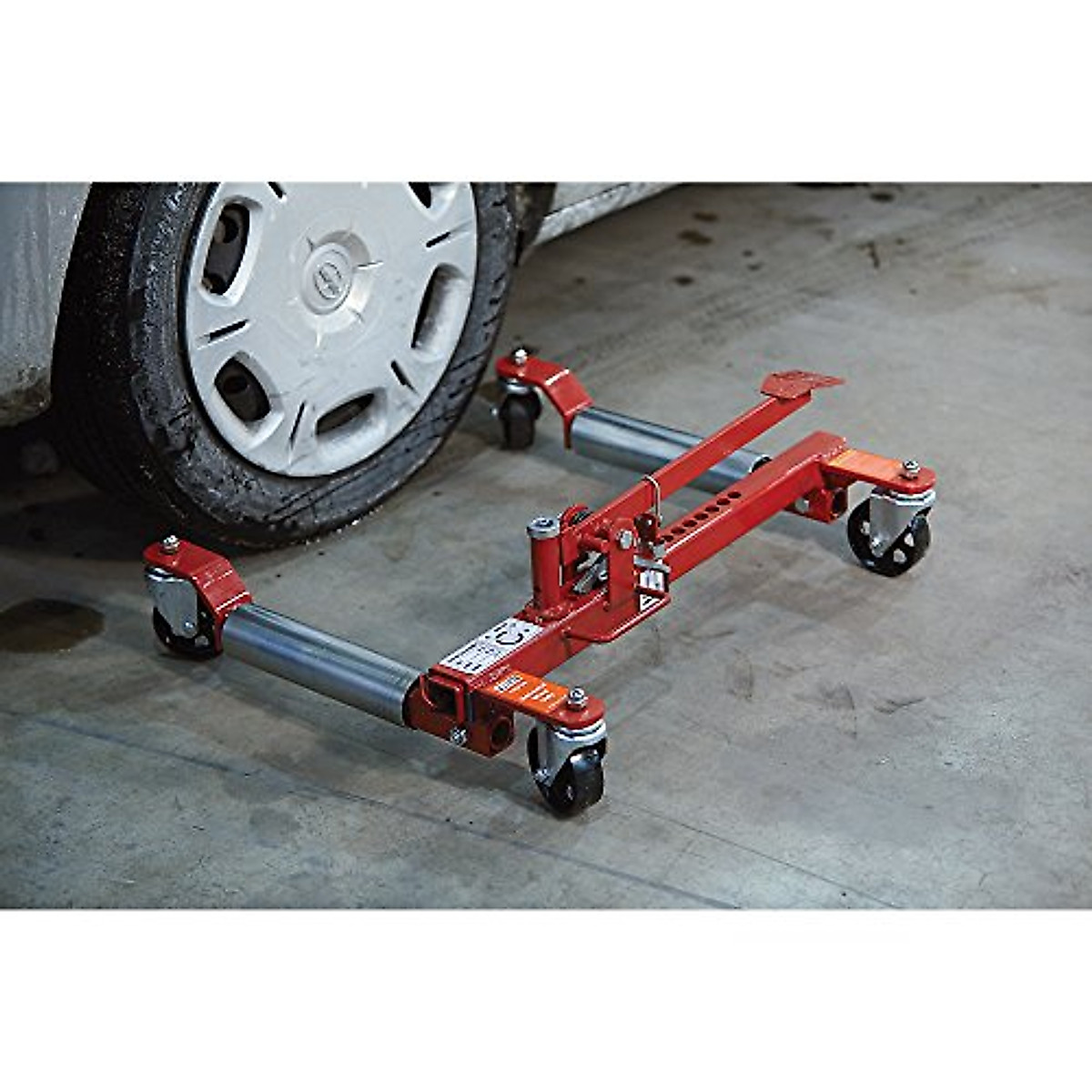 Ironton Heavy-Duty Mechanical Wheel Dolly - 1,250-Lb. Lift Capacity