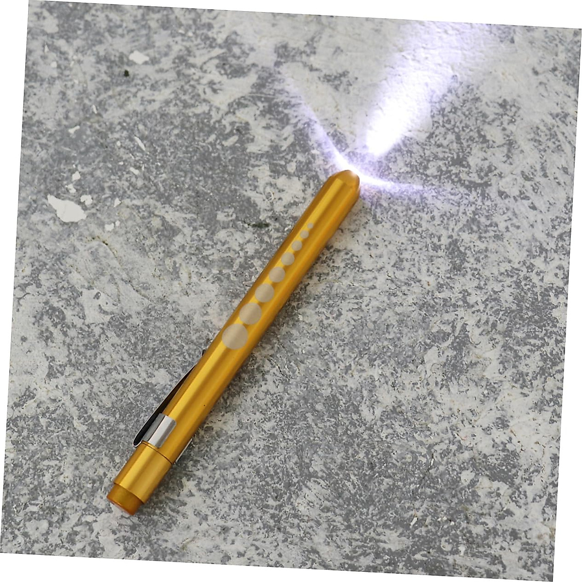 Mobestech Accessories Pen Torch Cases Cute Medical Rechargeable Pen Light LED Pen Props Yellow