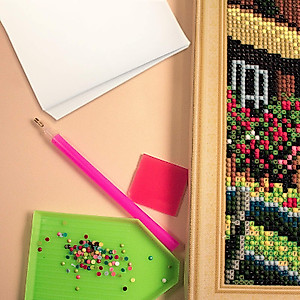 Patelai Diamond Painting Release Paper 16 x 12 cm and 15 x 10 cm Diamond Art Paper Covering Double-Sided Non-Stick Replacement Cover Sheets Painting Accessories and Tool for Adult Kid(50 Pieces)