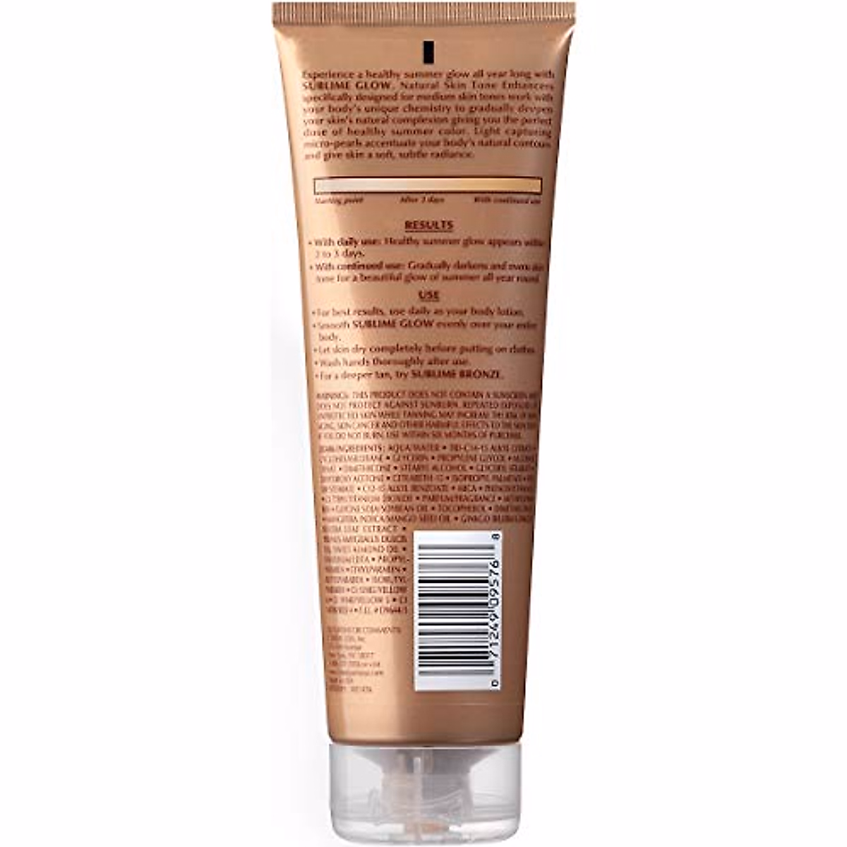L'Oreal Paris Sublime Bronze Glow Daily Moisturizer and Natural Skin Tone Enhancer, Medium Skin Tones, 8 fl. Oz
