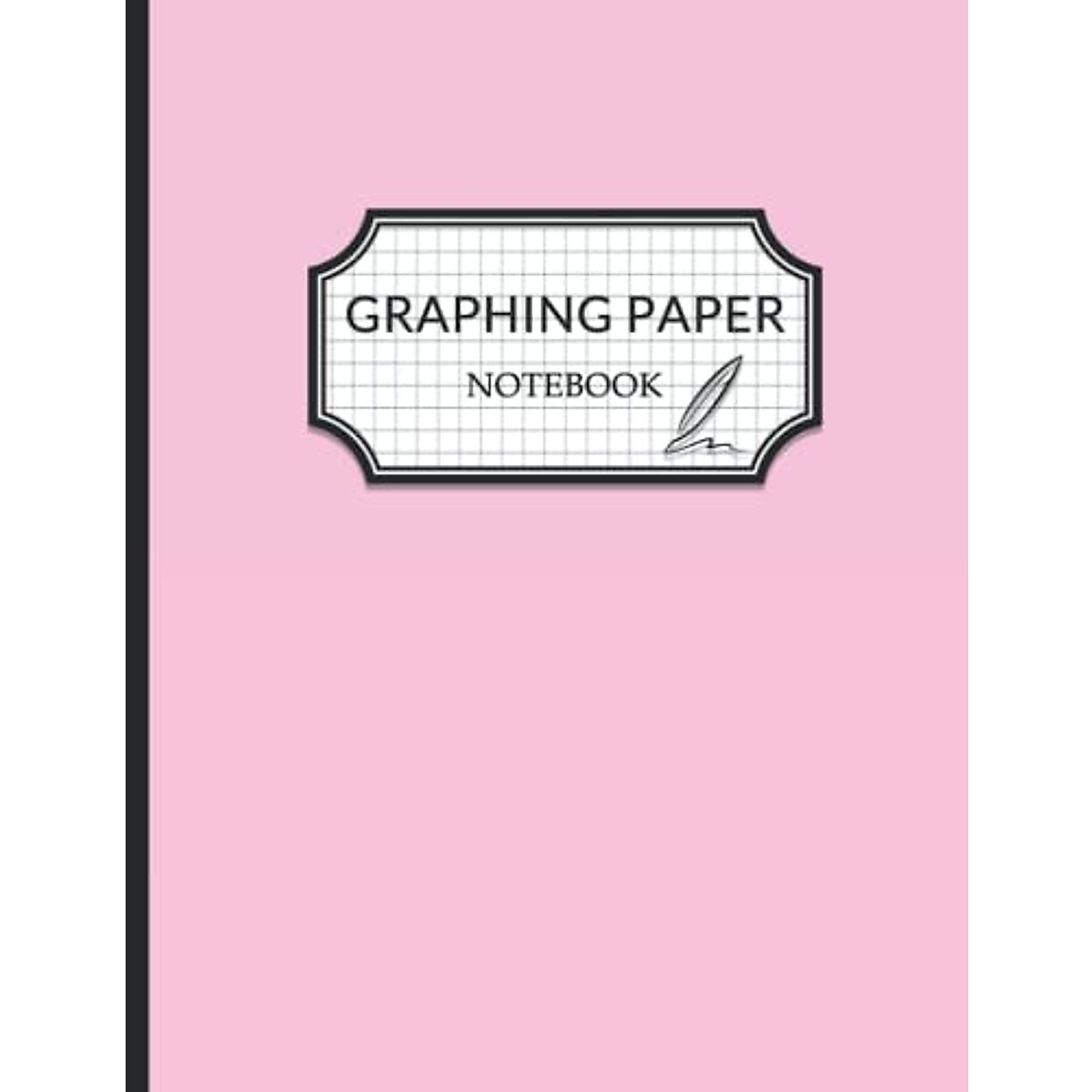 Light Pink Graphing Notebook: 150 Pages Graph Paper Notebook, Lab Notebook, Computation Notebook Gifts For Math & Science Students