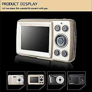 OPLLER Digital Camera,Portable Cameras 16 Million HD Pixel Compact Home Digital Camera for Kids Seniors Black