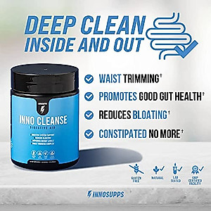 Inno Cleanse - Waist Trimming Complex | Digestive System Support & Aid | Reduced Bloating | Improves Energy Levels | Gluten Free, Vegan Friendly
