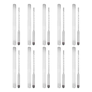 Beer Meter, Easy Reading Glass Hydrometer Tool Durable Wide Application for Office