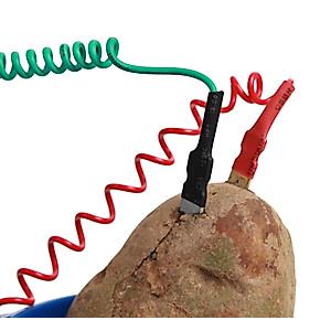 American Educational Blue Plastic Two Potato Clock, 8-1/2" Length x 3-1/2" Width x 2-3/4" Height