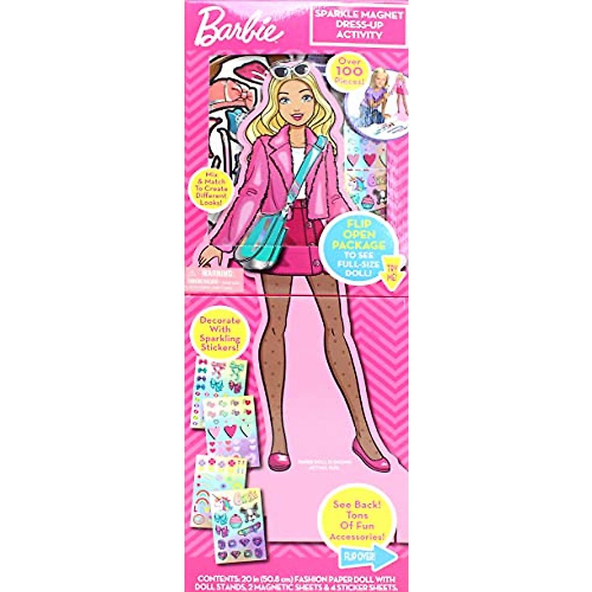 Tara Toys Barbie Sparkle Magnetic Activity, Multi