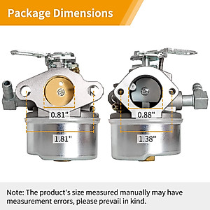 640084B Carburetor for Tecumseh Engine - Carburetor Carb Kit for Toro 521 Craftsman MTD Snowblower, Tecumseh HS50 LH195SP HSSK50 HSSK55 LH195SA Motor Engines, Replaces 640084 640084A 632107 632107A