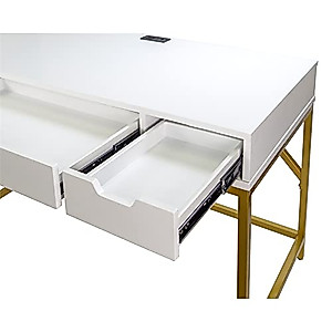 Martin Furniture Desk, White