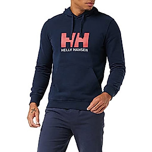 Helly Hansen Men's HH Logo Hoodie, 597 Navy, XX-Large