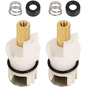BlueStarts High-Quality RP25513 Faucet Stem - Compatible with Delta Faucet Kit Two Handle Faucets - Pack of 2