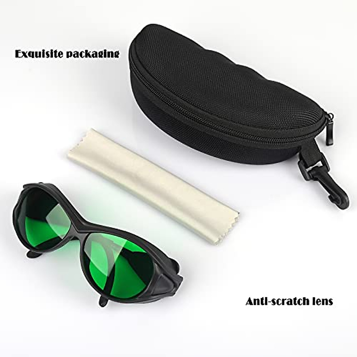 Ortur 180-750nm Laser Engraving Protective Goggles Industrial Safety Glassess Eyewear-Green