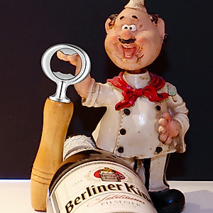 Metal Bottle Opener Kit Blank Bottle Opener Stainless Steel Open Inserts Hardware for Wedding Wine Party DIY Project Craft Wood Turning(Silver,7 Pieces)