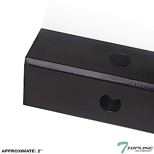 Universal 3-in-1 Rear Bumper Trailer Tow Hitch Loaded Tri-Ball Mount with Pin & Clip Kit Compatible with 2" x 2" Towing Receiver Tube