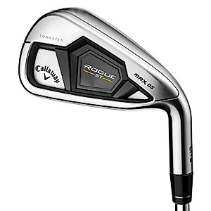 Callaway Golf Rogue ST Max OS Lite Iron Set (Right Hand, Graphite Shaft, Regular Flex, 4 Iron - PW, Set of 7 Clubs)