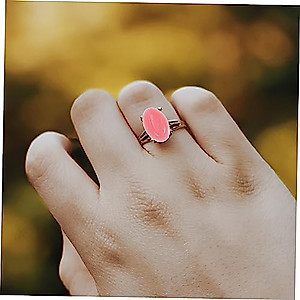 Gemstone Beads 20pcs Oblate Handmade Jewelry DIY Crafts Round Crystal Beads Oval Gemstone Crystal for Jewelry Making Jade Stone DIY Flat Gemstones DIY Charms Natural