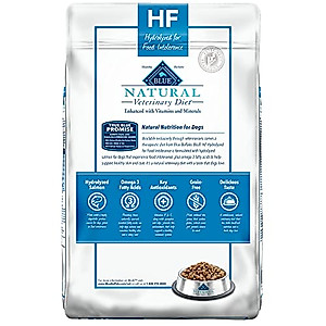 Blue Buffalo Natural Veterinary Diet HF Hydrolyzed for Food Intolerance Dry Dog Food, Salmon 22-lb bag