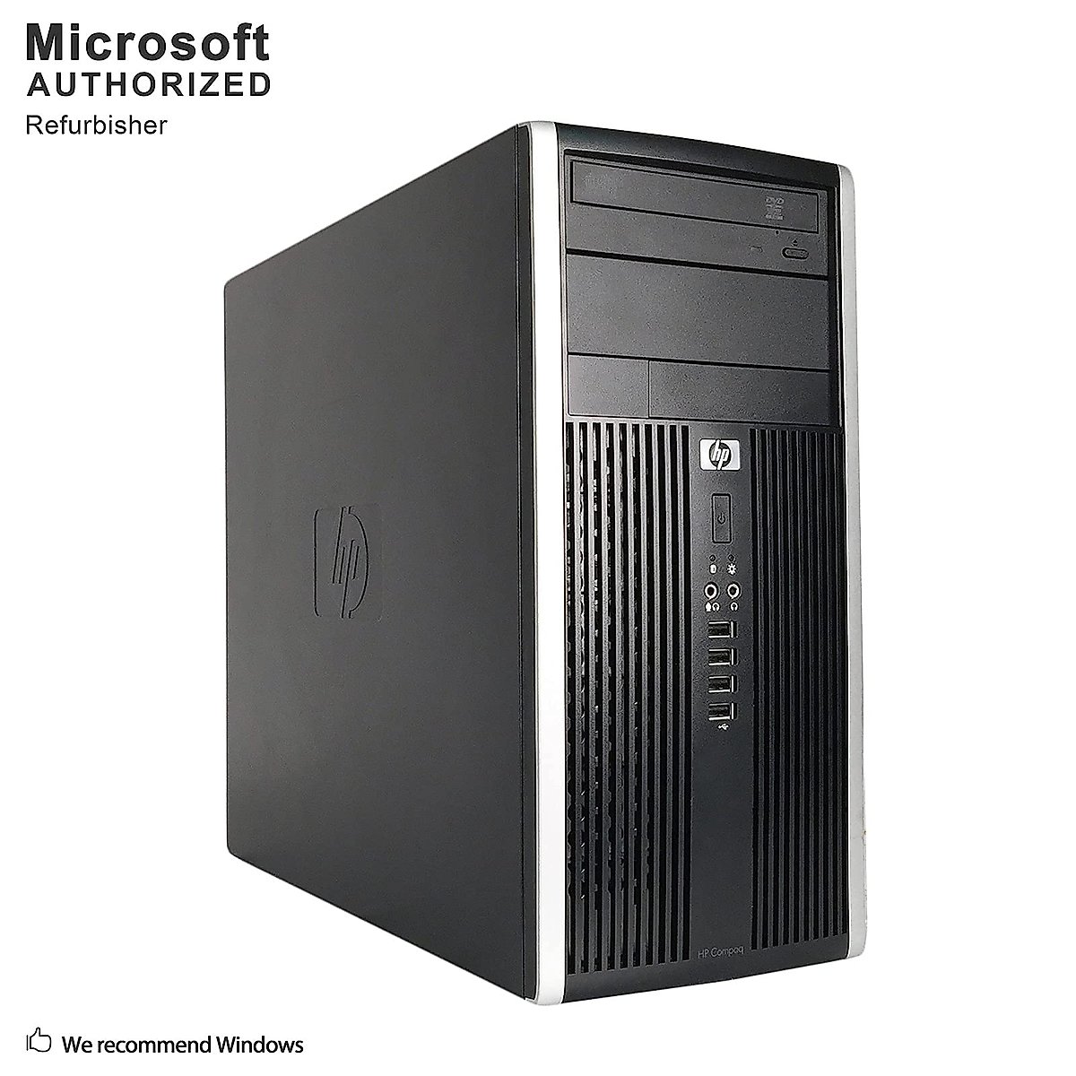 HP Compaq Elite 8300 MT PC,Intel Core I5 3570 up to 3.8GHz,12G DDR3,120G SSD + 500G,VGA,DP,USB 3.0,WiFi,DVDRW,BT 4.0,Win10 64 Bit-Multi-Language(CI5)(Certified Refurbished)
