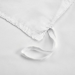 VEEYOO Twin Duvet Cover - Washed Microfiber Comforter Cover with Zipper Closure, Ultra Soft Hypoallergenic 3 Piece White Duvet Cover Sets (1 Duvet Cover, 1 Pillow Sham)