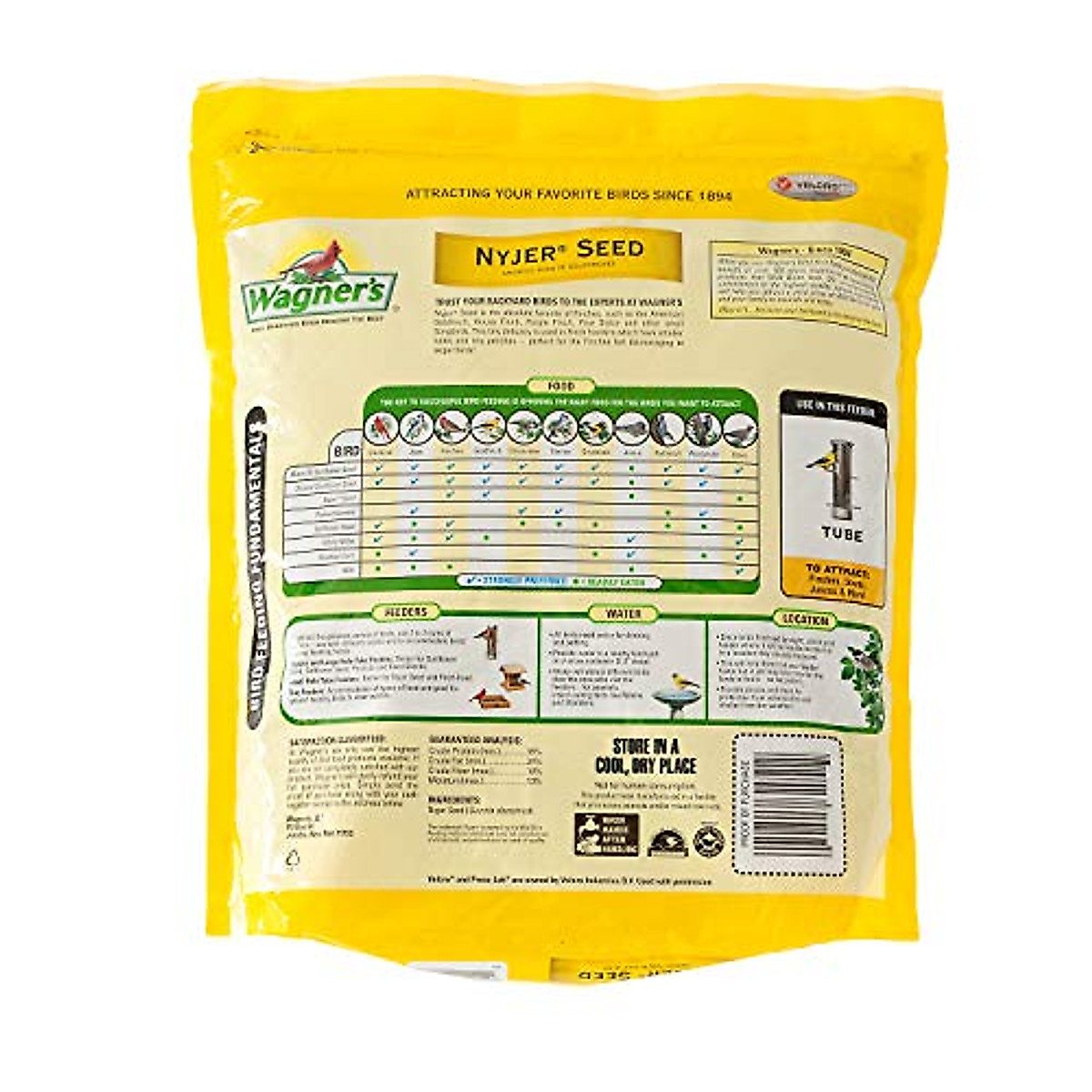 Wagner's 62050 Nyjer Seed Wild Bird Food, 10-Pound Bag