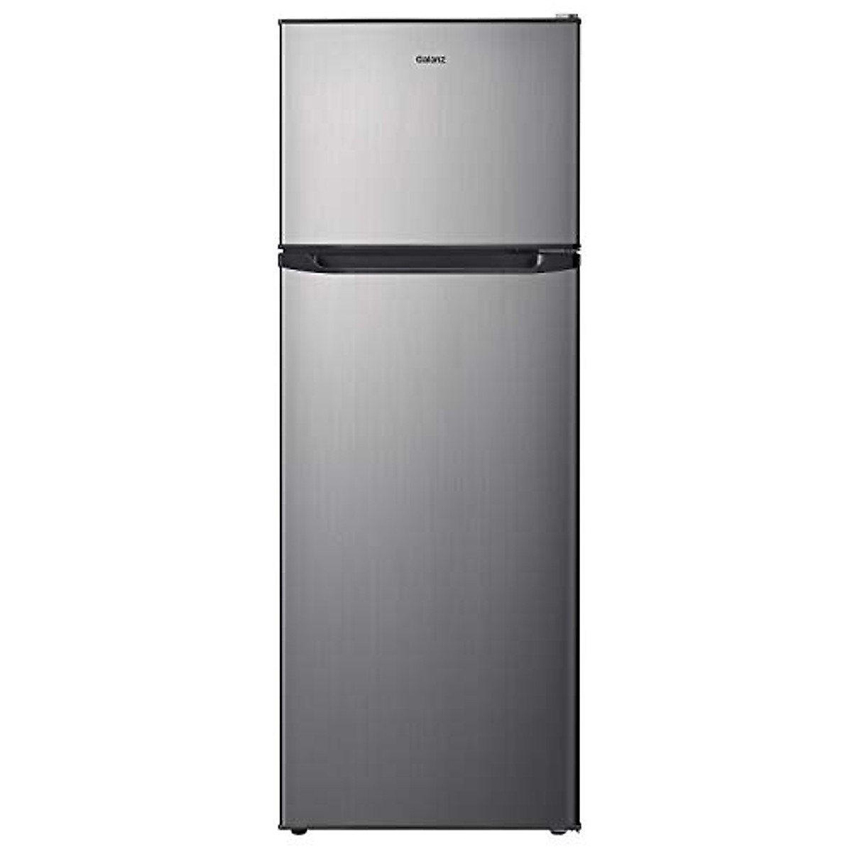 Galanz GLR12TS5F Refrigerator, Dual Door Fridge, Adjustable Electrical Thermostat Control with Top Mount Freezer Compartment, 12.0 Cu.Ft, Stainless Steel, 12