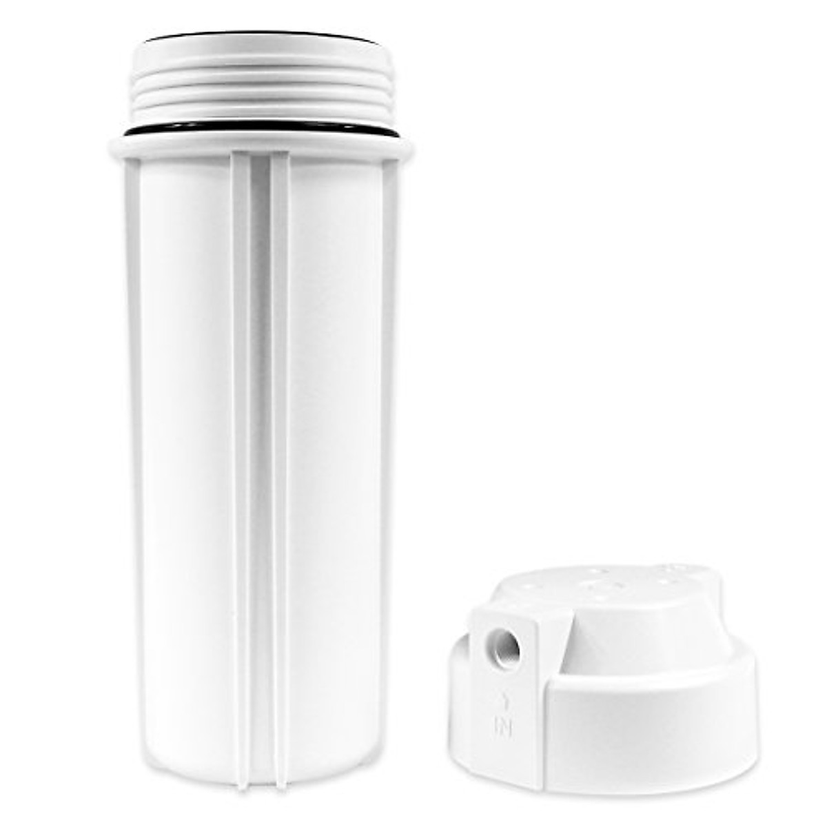 Whole House Water Filtration System with White Housing and Sediment Filter