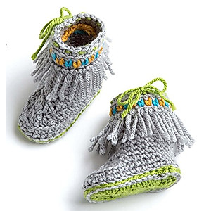 Infant Boots & Hats: 6 Charming Baby Sets-12 Stylish Baby Crochet Designs for Boys & Girls