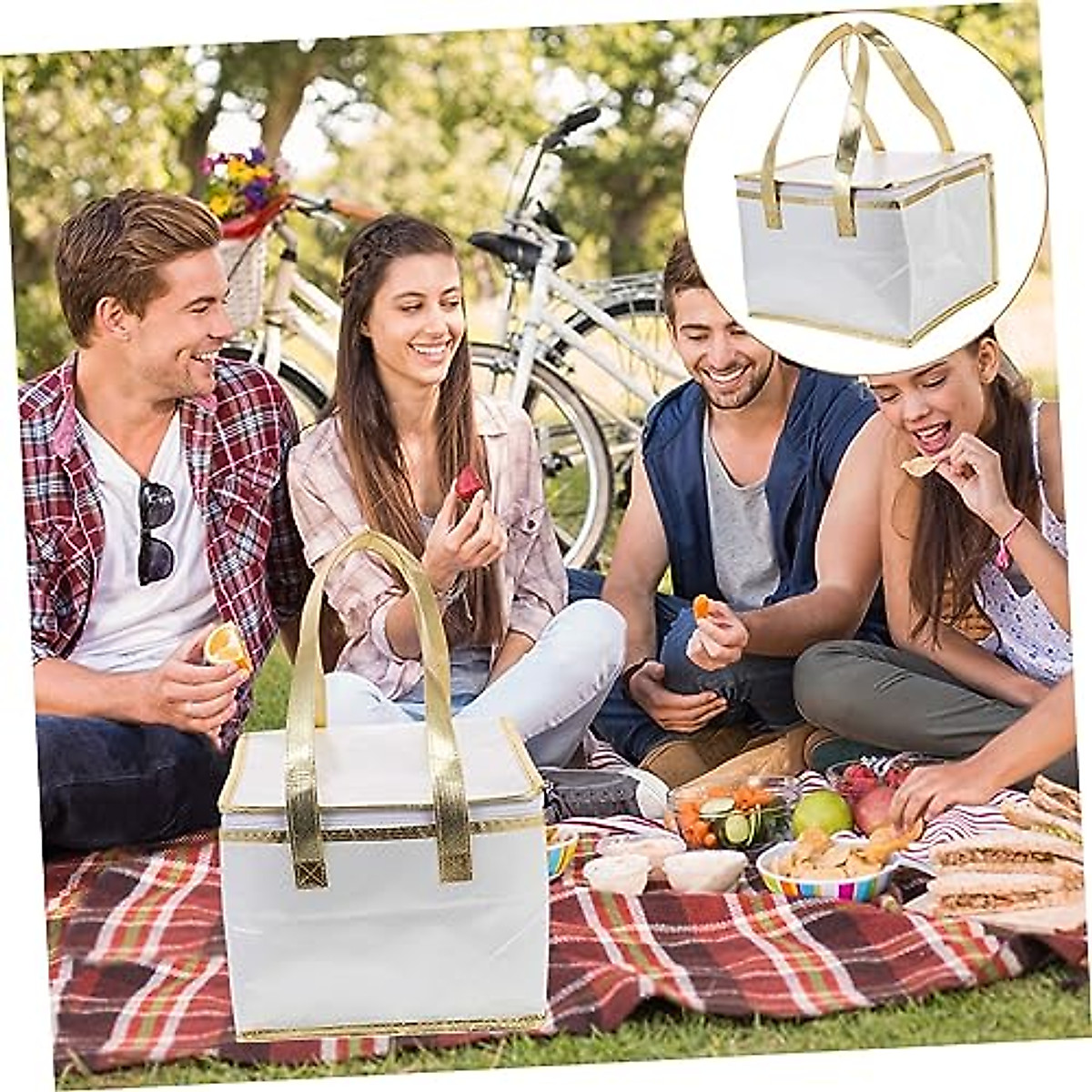 ULTECHNOVO Insulated Bag food warmer insulated for food delivery insulated delivery catering for food deliveries cake delivery insulated food delivery aluminum Fresh cooler Cake Delivery Bag