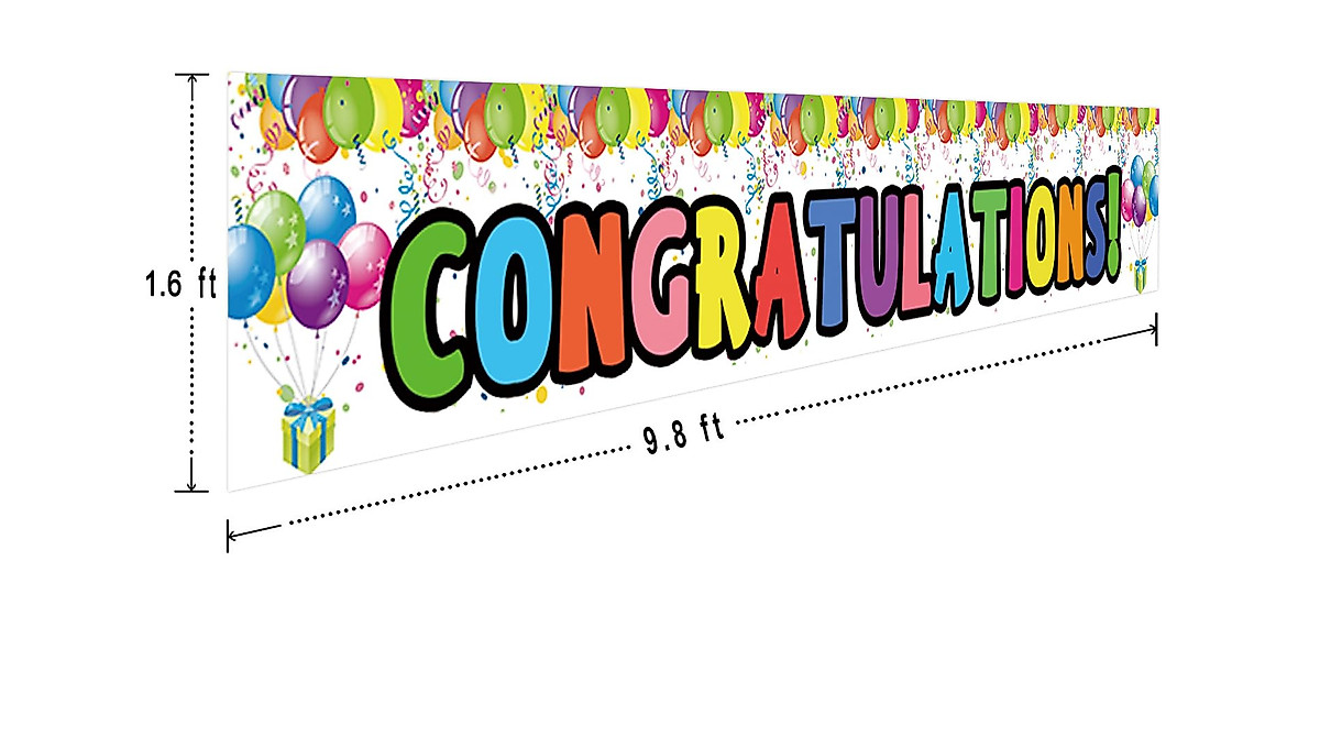 Large Congratulations Banner for Any Celebration