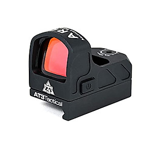 AT3 Tactical ARO Red Dot Sight - Pistol Mount, Low Mount, Optional Riser Mount - 3 MOA Compact Reflex Sight