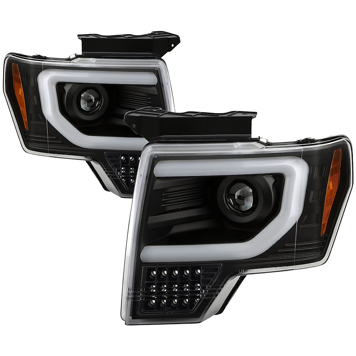 Spyder Apex - Projector Headlight (PRO-YD-FF15013AP-SEQ-BK)