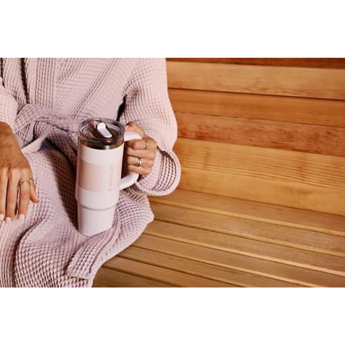 Stanley Quencher ProTour Flip Straw Tumbler with Leakproof Lid 30 oz | Built-In Straw & Handle | Cupholder Compatible for Travel | Insulated Stainless Steel Cup | BPA-Free | Rose Quartz