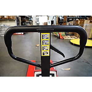 PEC Pallet Jack Forklift with Build-in Scale, 5000lbs Capacity Weighing, 48" Standard Fork, Fully Assembled for Heavy-Duty Industrial and Warehouse (Without Printer)
