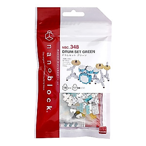 nanoblock - Instruments - Drum Set, Collection Series Building Kit
