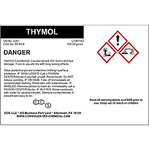 Thymol Crystals High Purity Aroma Compound (100 Grams)